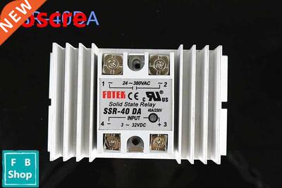 DC-AC Solid State Relay SSR-40DA 40A -2V DC 24-80V AC + A