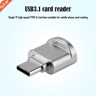Portable USB 3.1 Type C Card Reader USB-C TF OTG Adapter Con