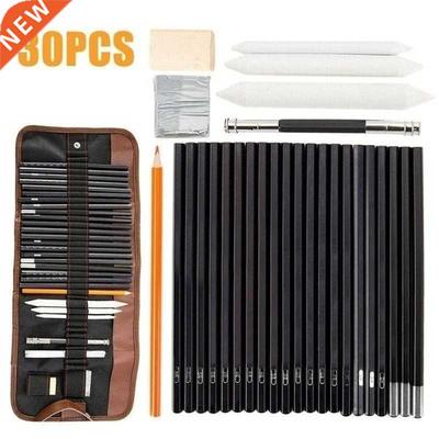 0pcs Drawing Beginner Sketch Set Charcoal Pencil Art Painti