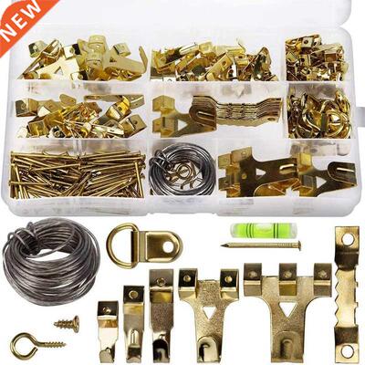 231 Pcs Assorted Picture Frame Hangers with Hooks, Nails, Ha