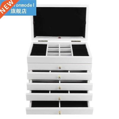 6 Layer Jewelry Box Container Organizer 适用于 Rings Bracele