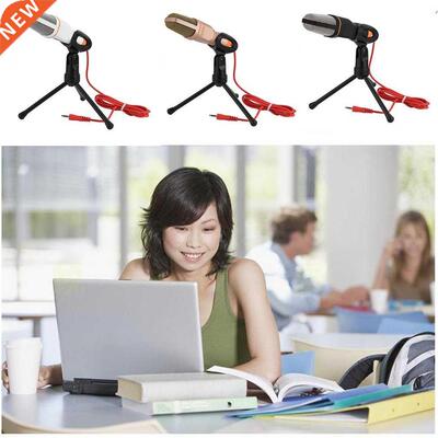 3.5mm Interface Computer Microphone Metal Condenser Recordin
