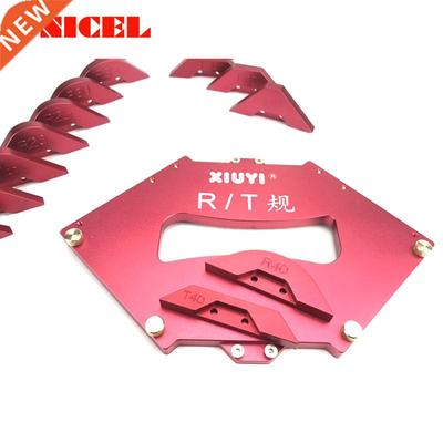 Aluminium Alloy Trimming Machine Fillet Gauge Angled Ruler R