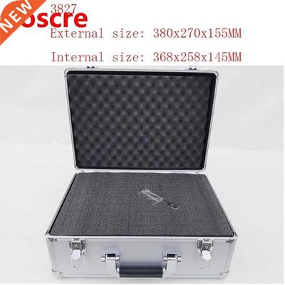 Portable Aluminum Tool Box Car Home Storage Box Document Fil