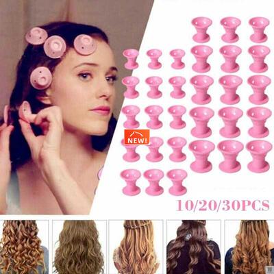 10/20/30pcs/set Soft Rubber Magic Hair Care Rollers