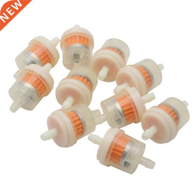 10Pcs 4/25'' 4mm Hose Motorcycle Scooter Gasine Filt