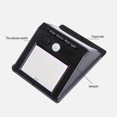 20/30 LED Solar Power Light PIR Motion Sensor 1/2/4pcs Solar