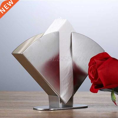Stainless Steel Napkin Holder Paper Serviette Dispenser Vert