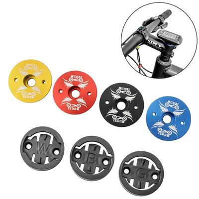 Bike Computer Holder Stopwatch Mount Bracket Stem Top Cap S