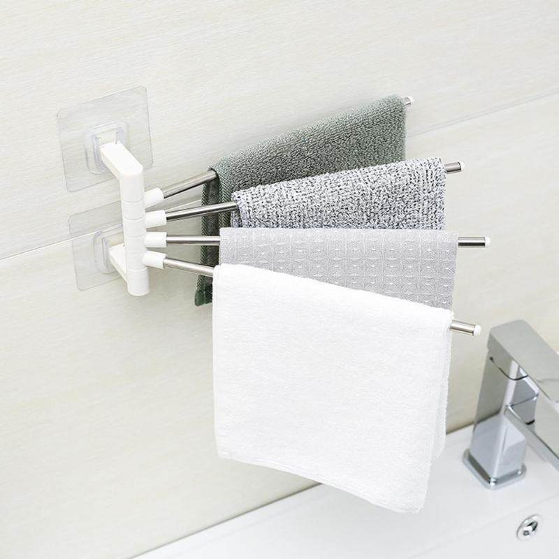 Stainless Steel Kitchen Rag Holder Wall Hanging Bathroom Tet_虎窝淘