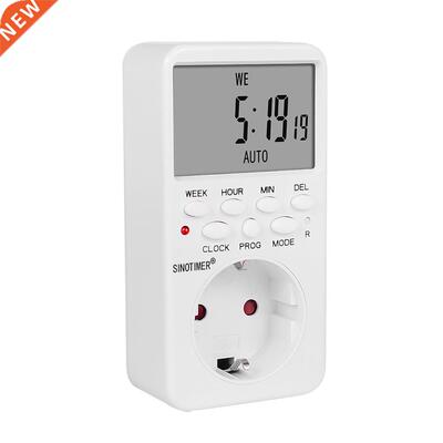 Electronic Super Big LCD Digital Programmable Socket Timer S