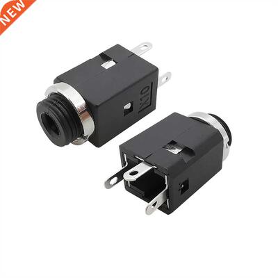 PJ-341 3.5mm 3 Pin udio Hedphone Jck Femle Verticl Sock