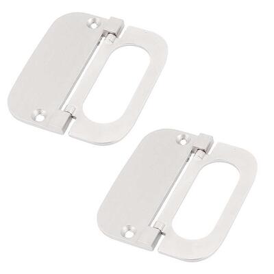 Kast Lade Inbouw Deur Pull Handvat Zilver Tone 2pcs