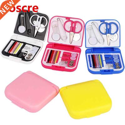 1 Set Portable Household Sewing Kit Box DIY Embroidery Handw