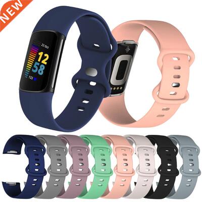 Smart Watch Silicone Band Straps For -Fitbit Charge 5 Watch