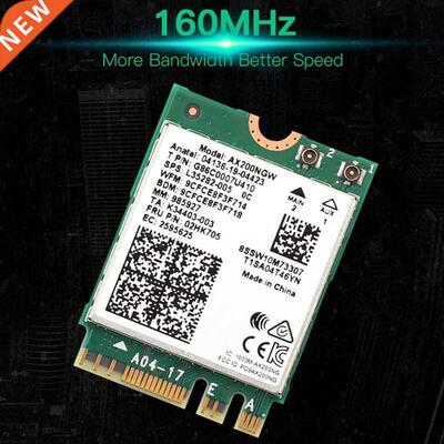 Dual band 802.11ax WIfi 6 For Intel AX200 NGFF M.2 KEY E Wi