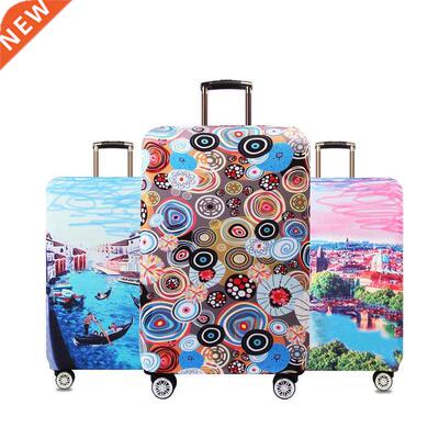 Thicker Stch Fabric Illustrations Suitcase Cover Protector D