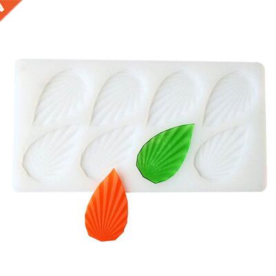 Hot  3D Ruffled Leaf Shape Silicone Mold Cake Decorating