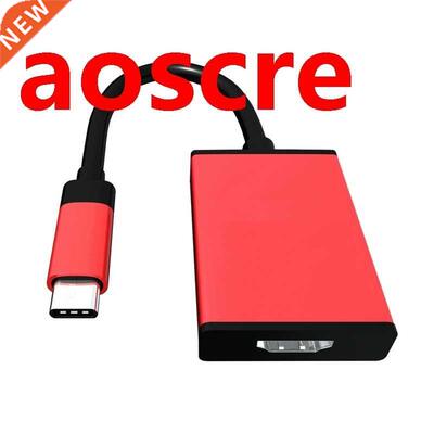 USB C to HDMI-Compatible Adapter 4K HDTV Type C Converter fo