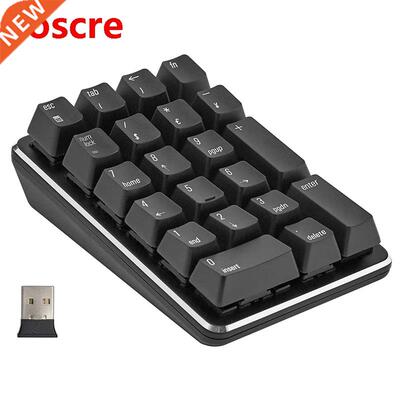 2.4G Wireless Mechanical Numeric Keypad Red Switch Gaming Ke