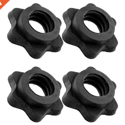 2 Pairs Dumbbell Hex Nut,Dumbbell Rod Nut,Spinlock Collars f