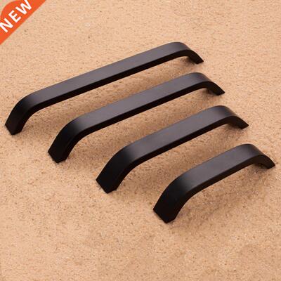 Aluminium Alloy Black White Door Handles 96mm/128mm/160mm/19