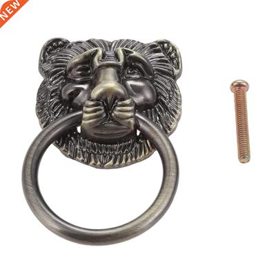 Lion Hed ntique Hndle Door Knocker ccessories Cbinet Cu