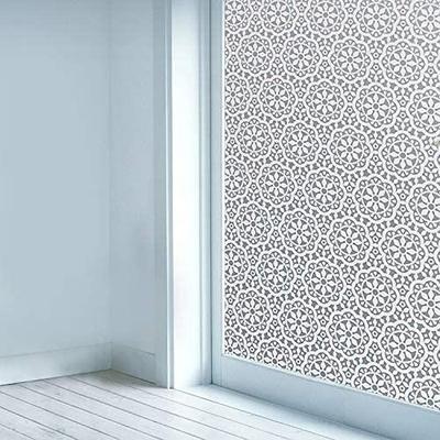 Privacy Window Film Static Cling Decorative Glass Sticker F