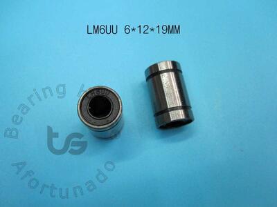 LM6UU bearing 6*12*19mm 10pieces LM6UU 6mm Linear Ball Bush