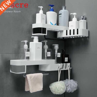 Punch Free Corner Bathroom Shelf Shelves For The Bathroom St