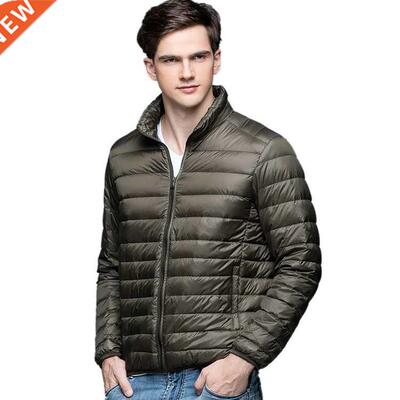 New Autumn Winter Man Duck Down Jacket Ultra Light Thin Plus