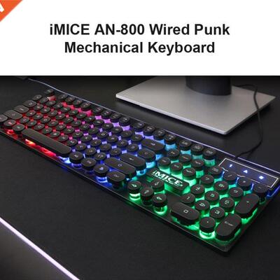 iMICE AN-800 USB Wired Gaming Keyboard 104 Keys RGB Backlit