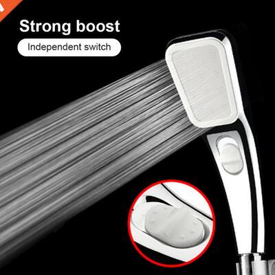 Shower Head With Switch Bath Spray 120 Holes Water Saving Sh