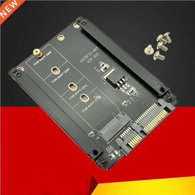 Metal Case B+M Key M.2 NGFF SSD To 2.5 SATA 6Gb/s Adapter Ca
