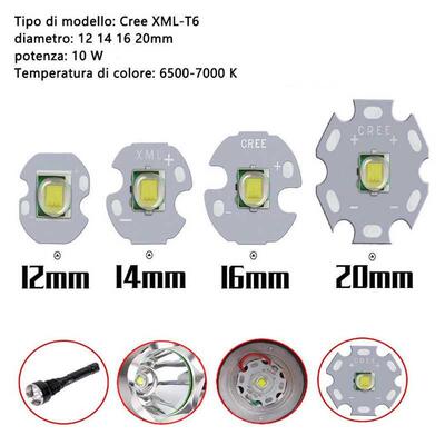 1 PCS CREE XML XM-L T6 LED 10W WHITE High Power LED Emitter
