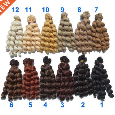 15cm brunette blonde black brown natural color curly high te