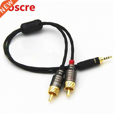 HIFI TRRS Balanced 2.5mm to 2 RCA Male Audio Cable For Cayin