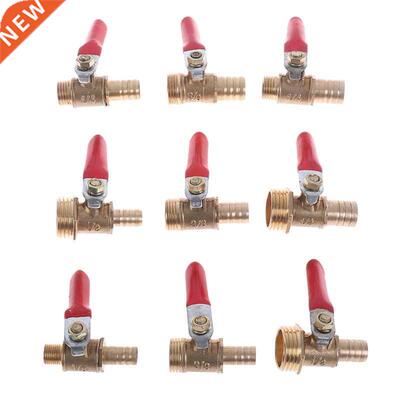 Copper Ball Valve 8 12mm Hose Barb 1/8'' 1/2'