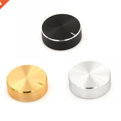 Black Silver Gold Aluminum + Plastic Knob Potentiometer Kno