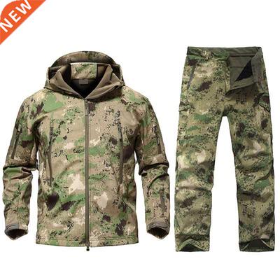 Outdoor Tactical Military Jacket Men TAD Softshell Fleece Ca
