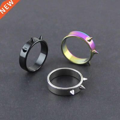 Titanium Steel Spiked Rivet Cone Self-defense Nail Barbed Ri