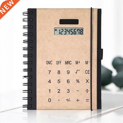 Ledger Calculator Notebook Calculator Combo with Pen Solar S