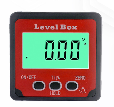 2/3key Digital Inclinometer Level Protractor Angle Gauge Met