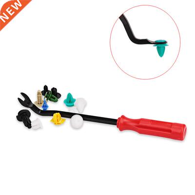 1Pcs Red Auto Car Door Trim Rivets Clips Pliers Steel Clamp