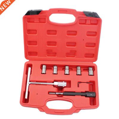 7pcs Diesel Injector Nozzle Seat Cutter Cleaner Tool Set UK