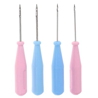 1PCS DIY Handmade Steel Stitcher Sewing Awl Shoes Bags Hole