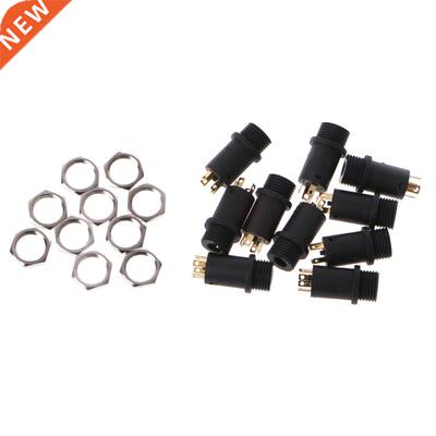 10 Pcs 3.5mm 4 Channel Female Headphone Stereo Jack Panel Mo