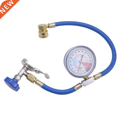 R134A Air Conditioning Recharge Measuring Hose Gauge Valve R
