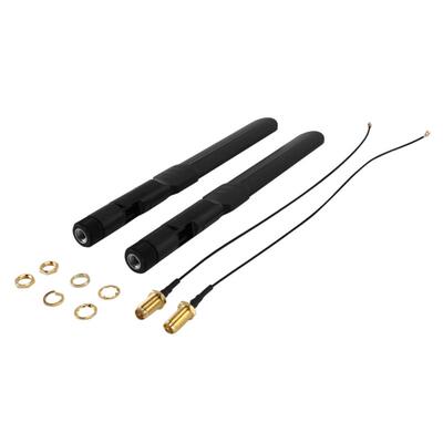 Dual Band WiFi 2.4GHz 5GHz 5.8GHz 8DBi RP-SMA Male Antenna &