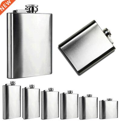 Flask Portable Multi-capacity Stainless Steel Durable Hip